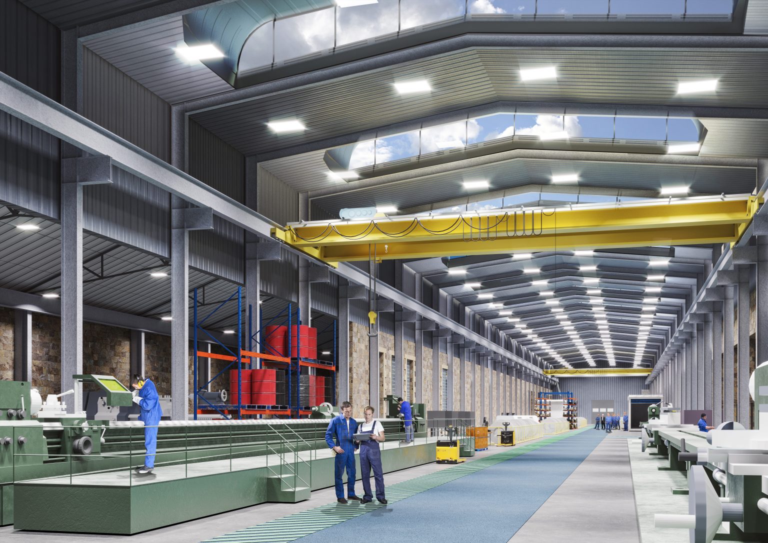 Intérieur du bâtiment | A40 architectes